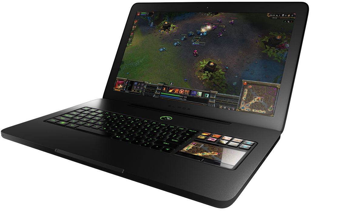 Razor Blade - echtes Gamer Notebook mit Touchscreen statt Trackpad