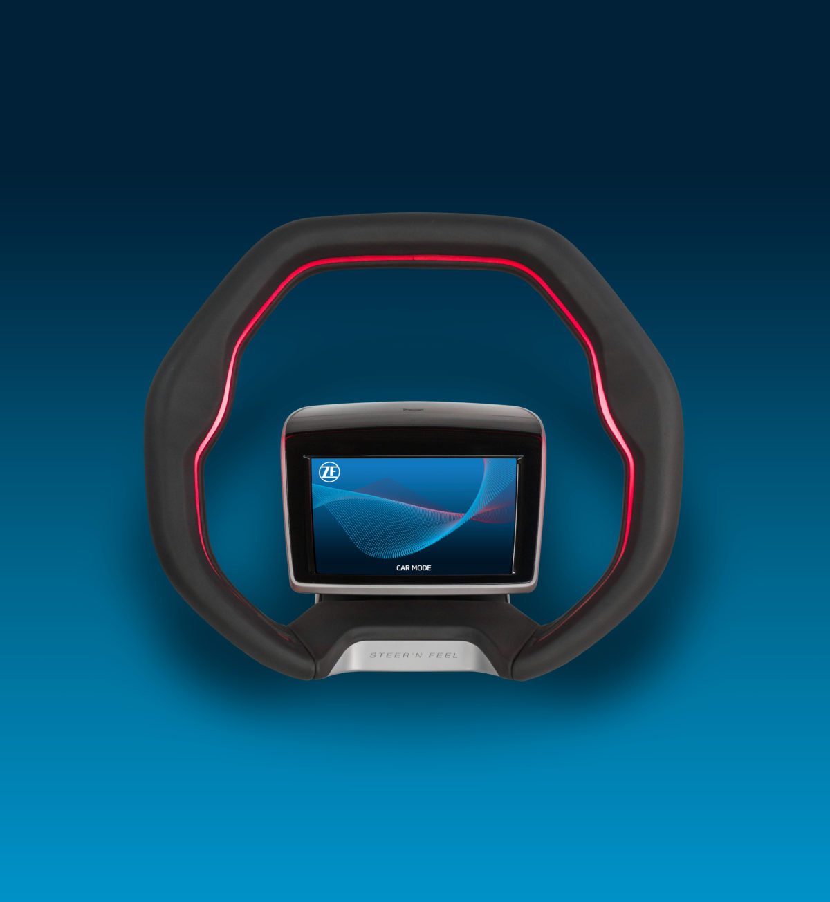 So sieht ZF das Lenkrad der Zukunft in autonomen Autos