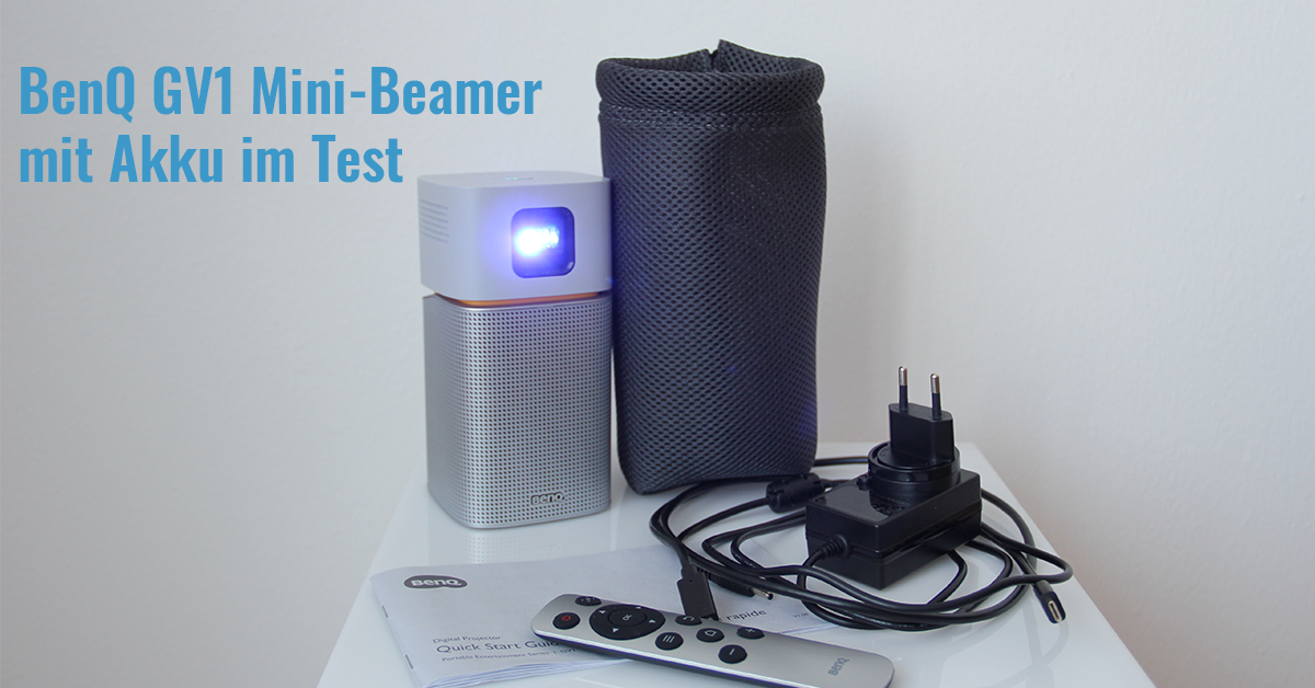 BenQ GV1: Mini-Beamer mit Akku im Test 2019 - Unser Erfahrungsbericht