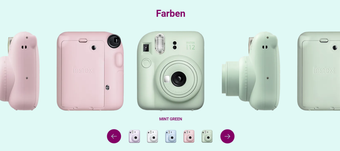 Fujifilm Instax mini 12 - The instant photos can now be digitized ...